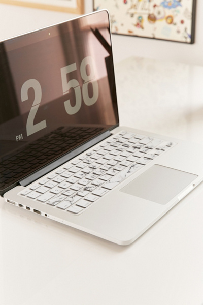 White Marble Keyboard Cover | Urban Outfitters
