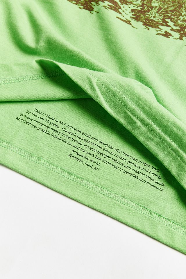UO Artist Editions Seldon Hunt Skull Sewer Tee | Urban Outfitters