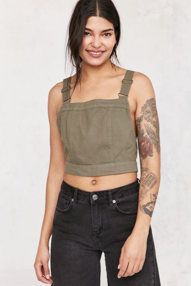 BDG Jessy Cross-Back Cropped Top | Urban Outfitters