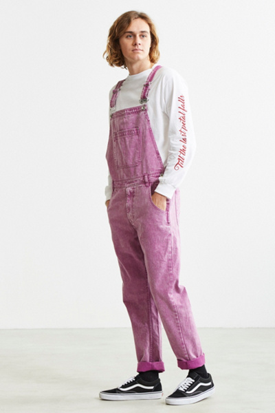 BDG Violet Acid Wash Overall | Urban Outfitters