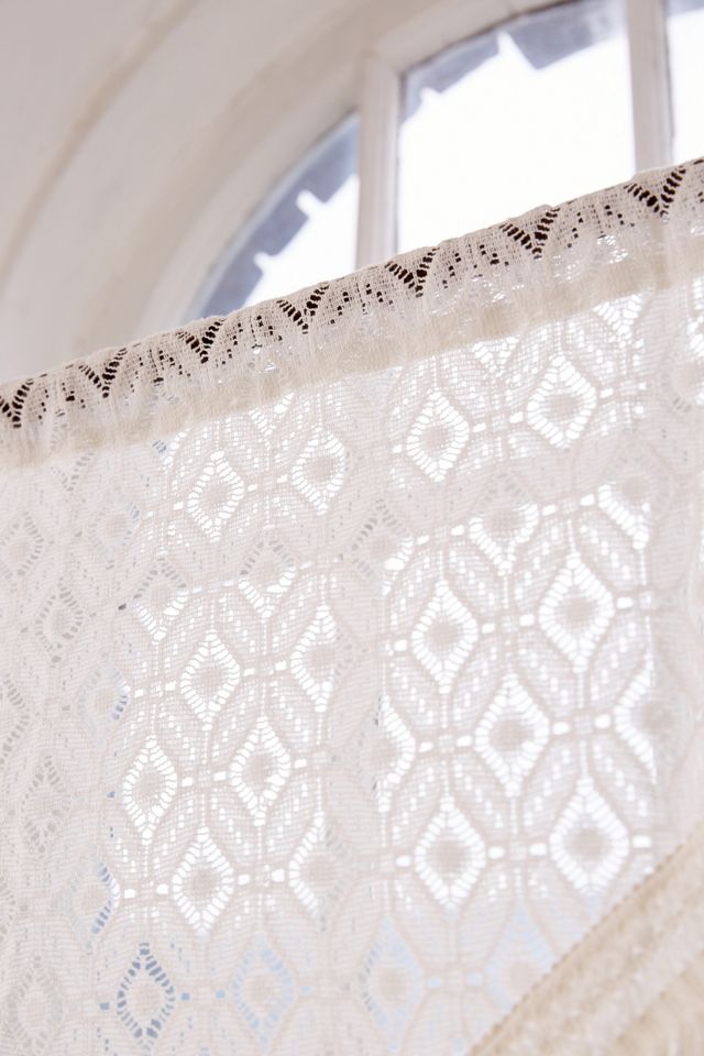 Crochet Fringe Window Valance | Urban Outfitters Canada