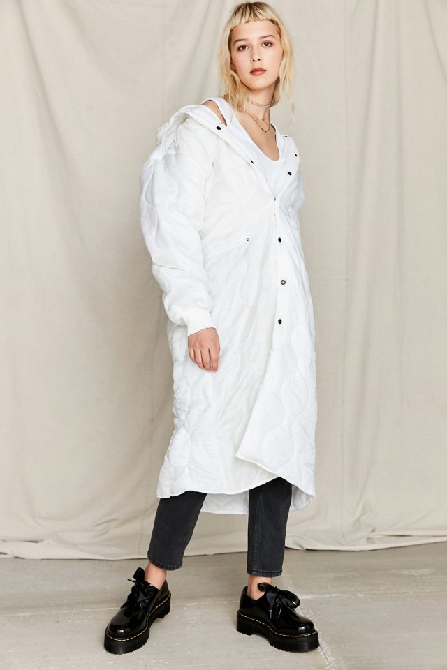 Vintage Puffy White Surplus Jacket | Urban Outfitters