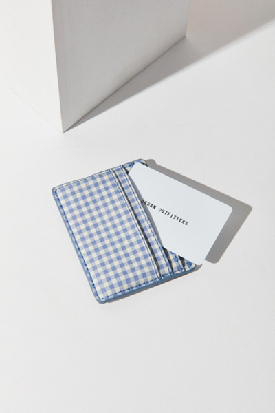 Gingham Card Case | Urban Outfitters
