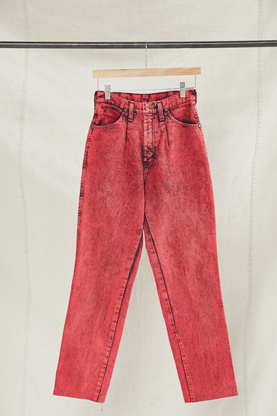 Vintage Wrangler Red Acid Wash Jean | Urban Outfitters