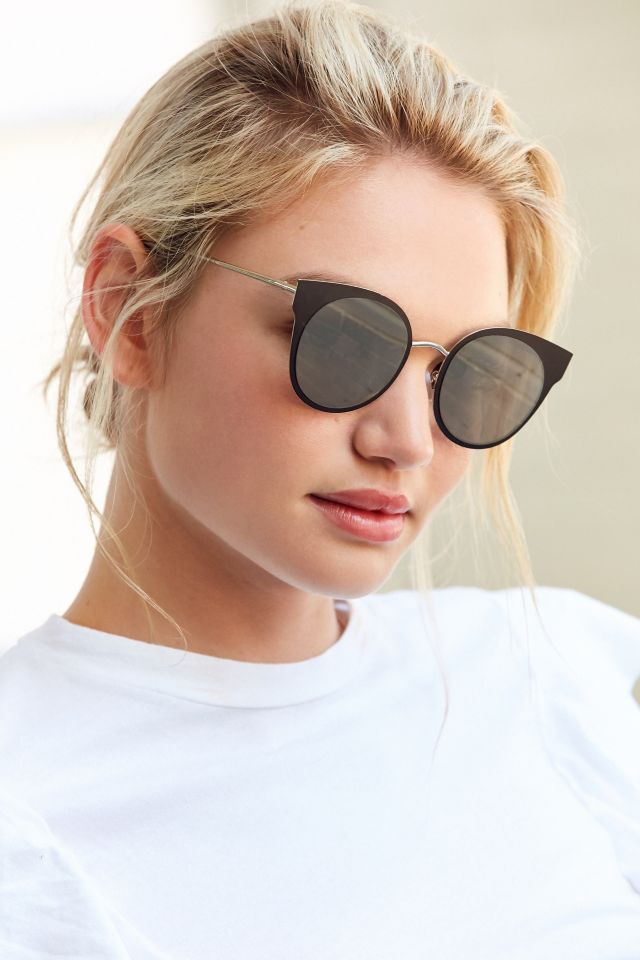 Slim Matte Cat Eye Sunglasses Urban Outfitters Canada