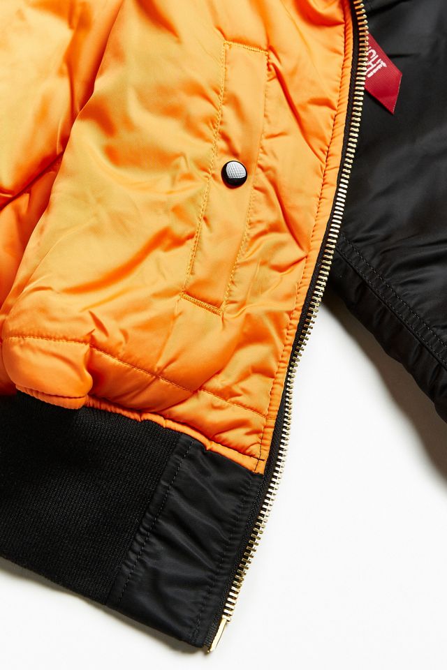The Weeknd X Alpha Industries Graphic Bomber Jacket | Urban Outfitters