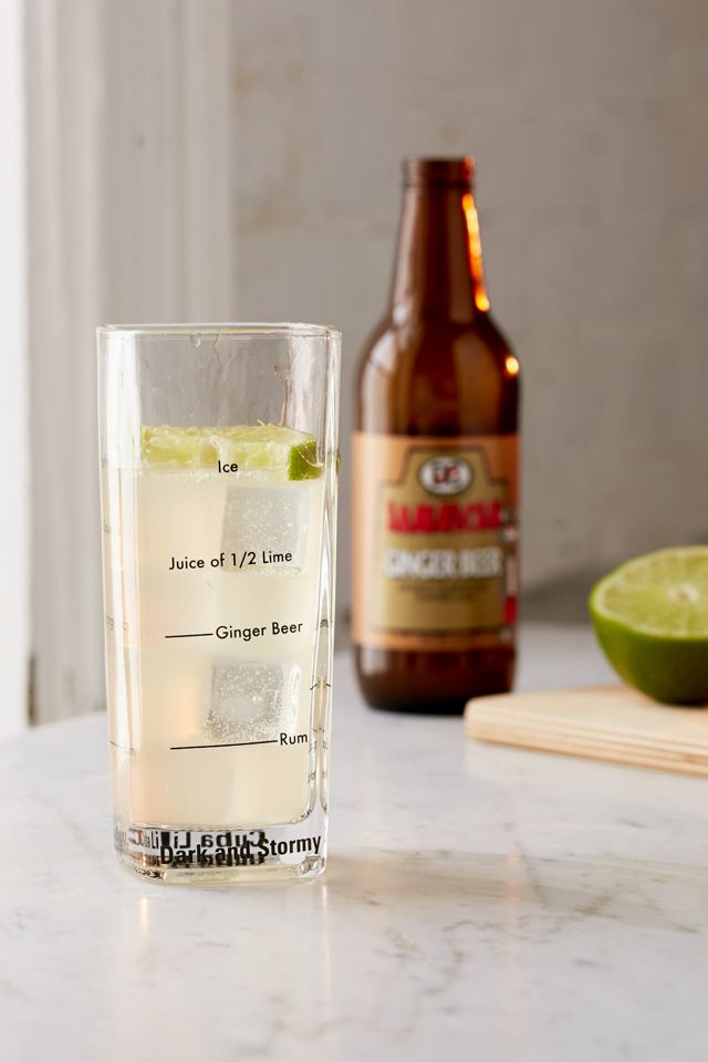 Bartender's Measuring Drinking Glass - Set of 4 | Urban Outfitters Canada