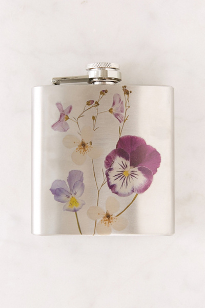 Pressed Flower Flask | Urban Outfitters