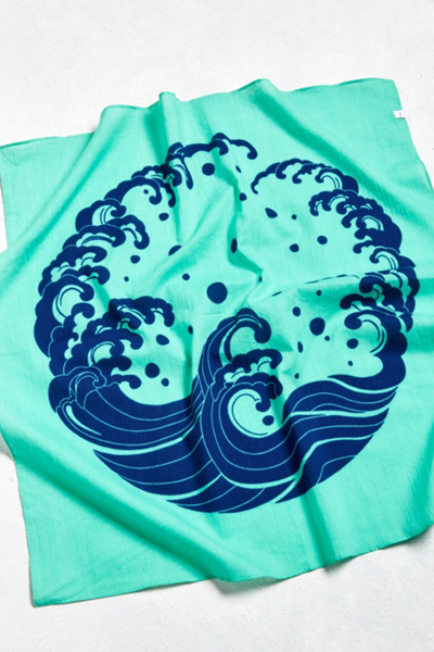 Wave Bandana | Urban Outfitters Canada