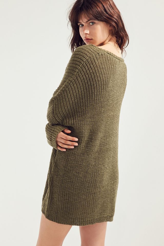 Ecote Olivia V-Neck Pullover Sweater | Urban Outfitters