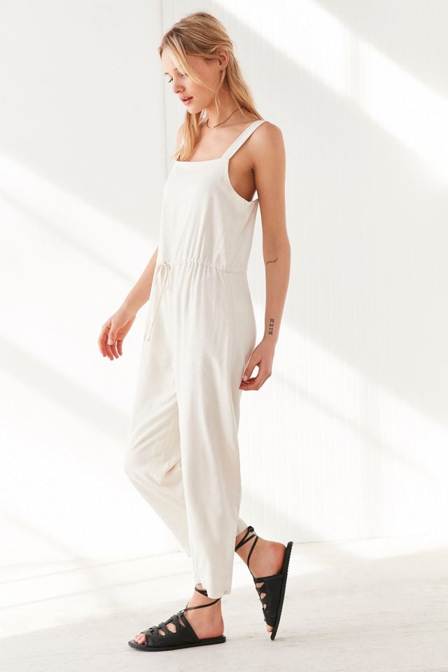 Silence + Noise Square Neck Linen Jumpsuit | Urban Outfitters Canada