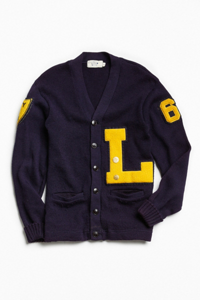 Vintage Varsity L Club Cardigan | Urban Outfitters Canada