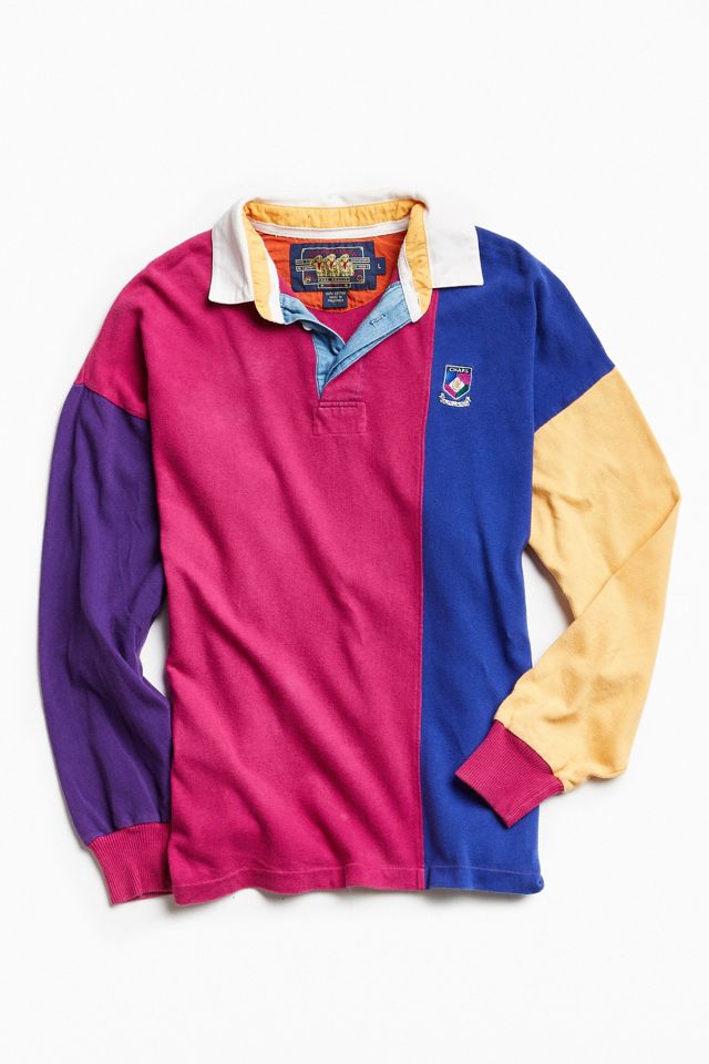 Vintage Chaps Colorblocked Rugby Shirt | Urban Outfitters Canada