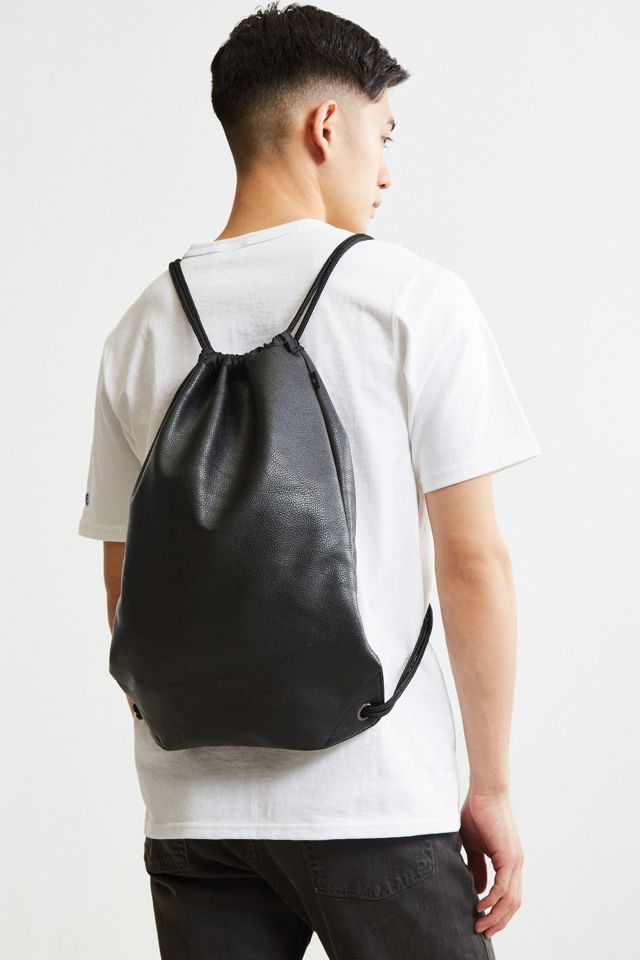 UO Faux Leather Cinch Backpack | Urban Outfitters Canada