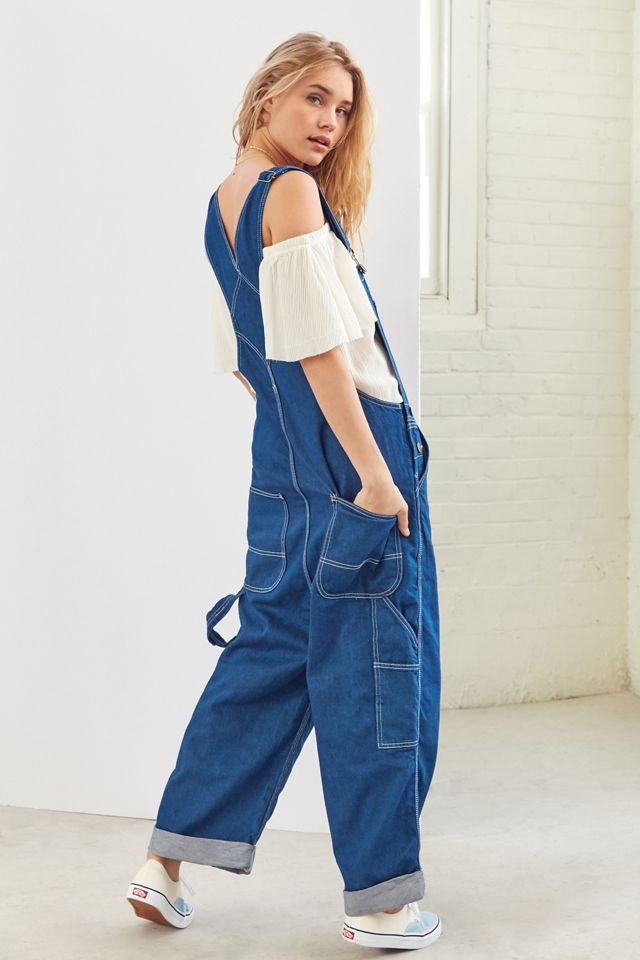 BDG Oversized Contrast-Stitch Overall | Urban Outfitters