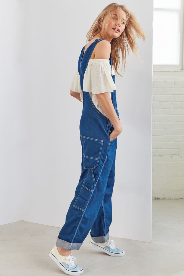 BDG Oversized Contrast-Stitch Overall | Urban Outfitters