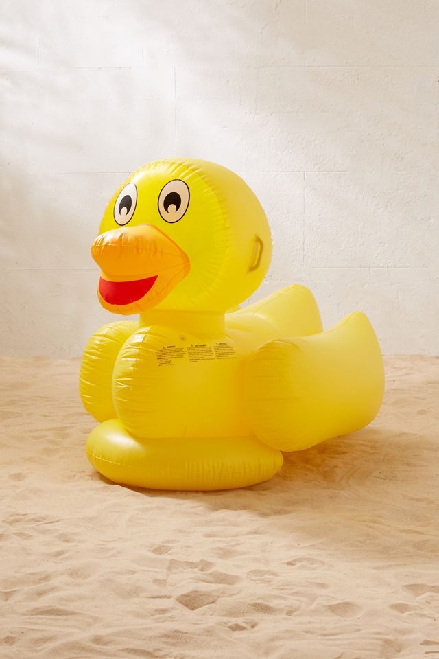 Giant Rubber Duckie Pool Float | Urban Outfitters