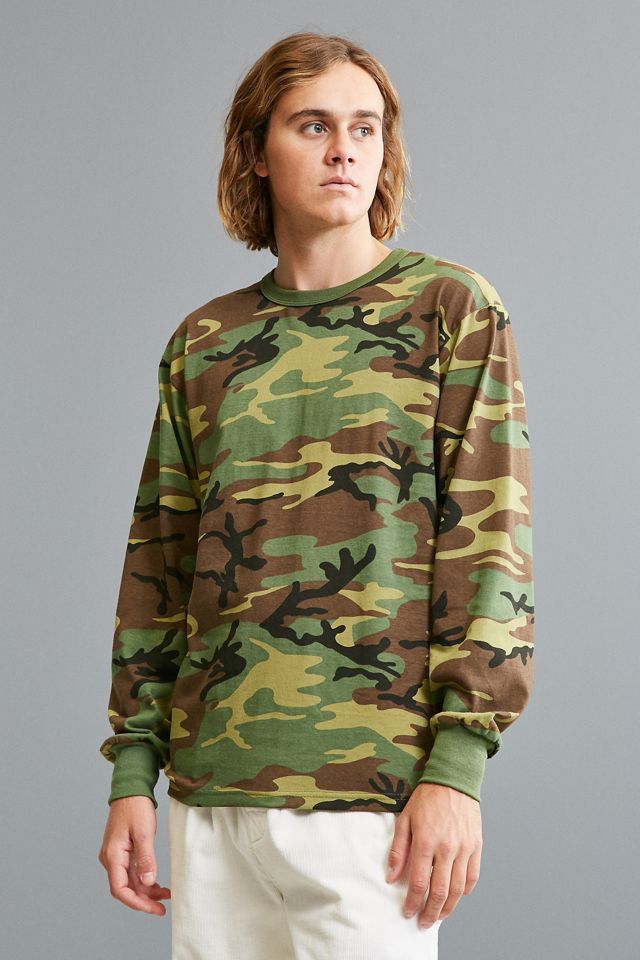 Rothco Camo Long Sleeve Tee | Urban Outfitters Canada