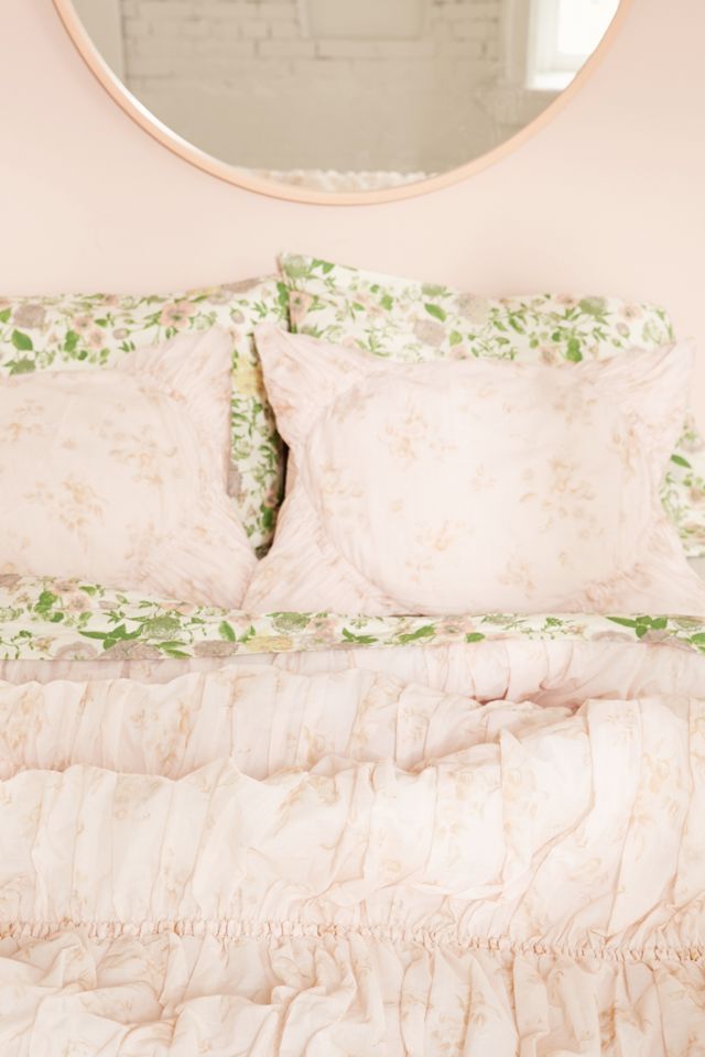 Rita Floral Ruffle Comforter | Urban Outfitters