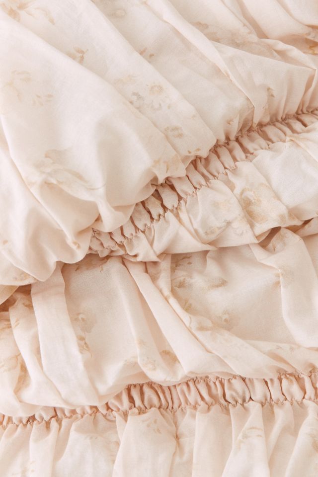 Rita Floral Ruffle Comforter | Urban Outfitters