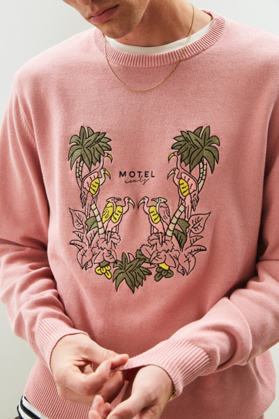 Barney Cools Embroidered Motel Sweater | Urban Outfitters Canada