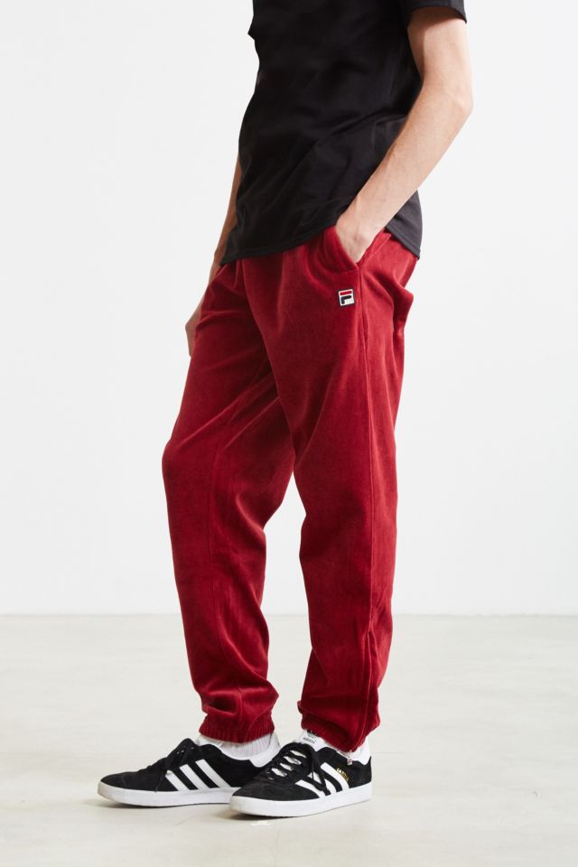 Velour fila pants store