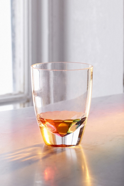 Rainbow Diamond Drinking Glass | Urban Outfitters