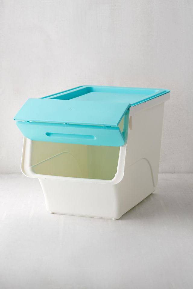 Stackable Turquoise Storage Box Set | Urban Outfitters