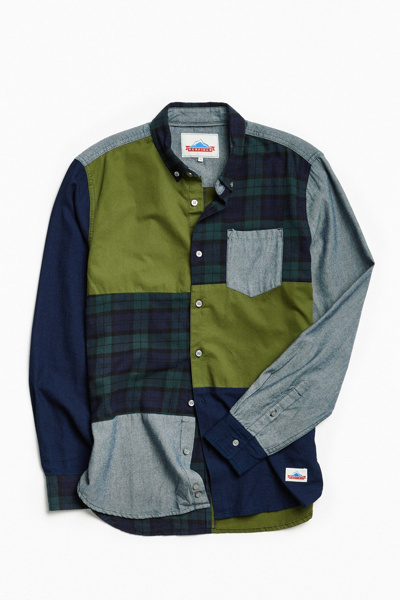 Penfield Crowley Patchwork Button-Down Shirt | Urban Outfitters Canada