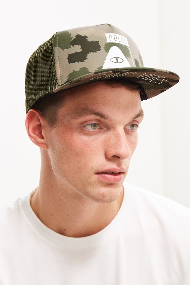 Poler Summit Camo Trucker Hat | Urban Outfitters