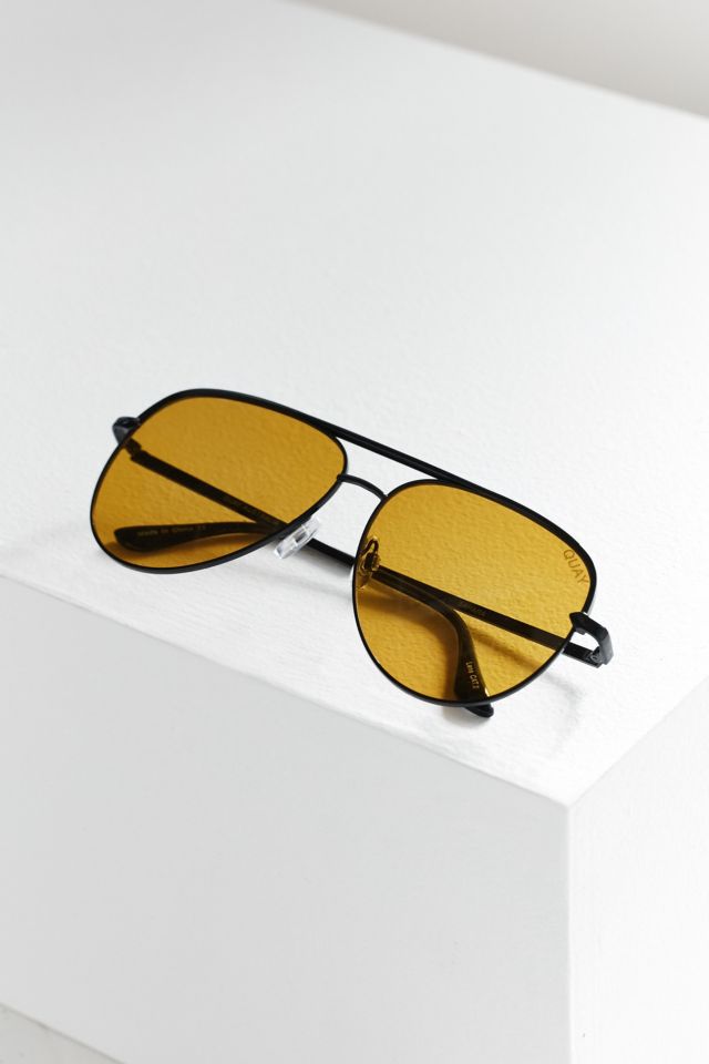 Quay X Desi Perkins Sahara Aviator Sunglasses Urban Outfitters