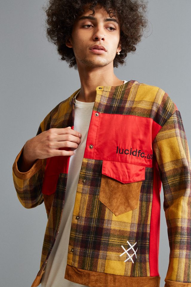 Lucid FC Plaid Wool Shirt Jacket | Urban Outfitters Canada