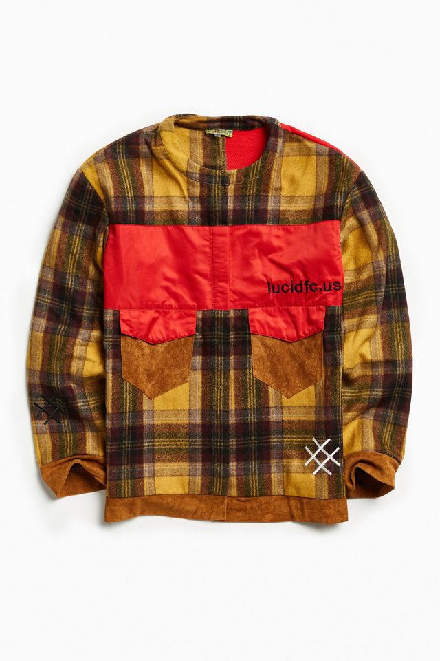 Lucid FC Plaid Wool Shirt Jacket | Urban Outfitters Canada