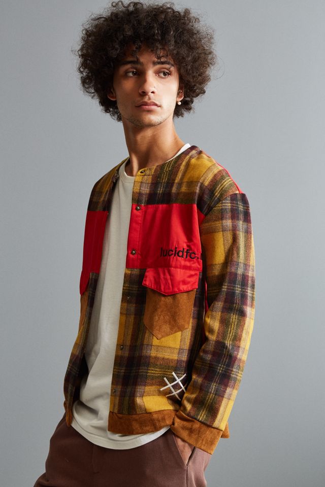 Lucid FC Plaid Wool Shirt Jacket | Urban Outfitters Canada