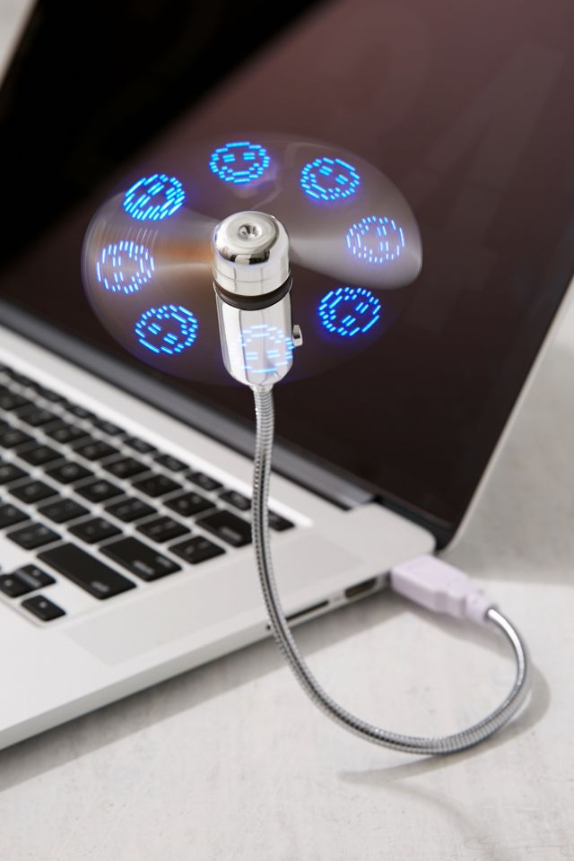 Desktop LED Message Fan | Urban Outfitters