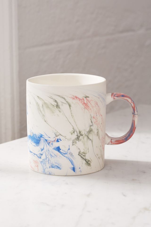 Rainbow Marble Mug | Urban Outfitters