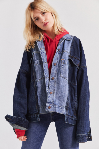 BDG Half-And-Half Denim Trucker Jacket | Urban Outfitters Canada