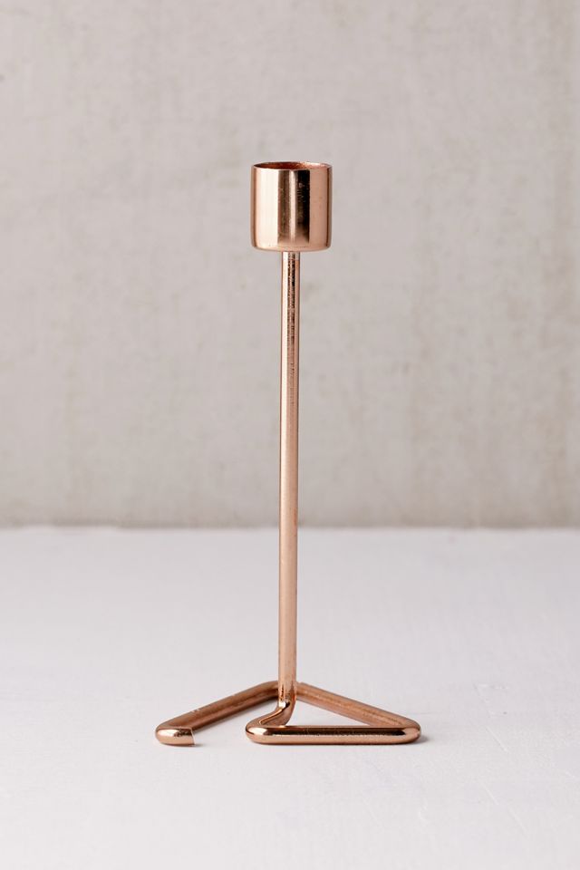 Emma Tall Triangle Taper Candle Holder | Urban Outfitters
