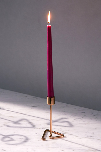 Emma Short Triangle Taper Candle Holder | Urban Outfitters