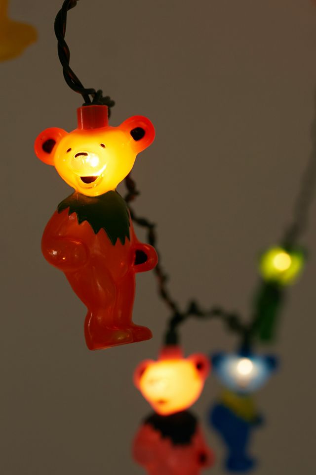 Grateful Dead Dancing Bear String Lights | Urban Outfitters