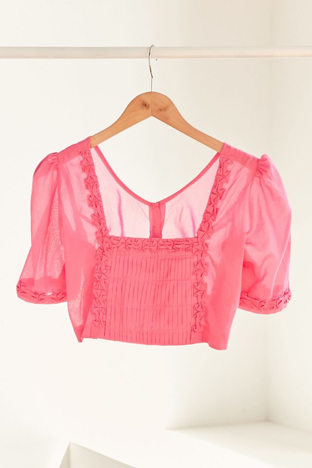Vintage Pink Crop Top | Urban Outfitters Canada