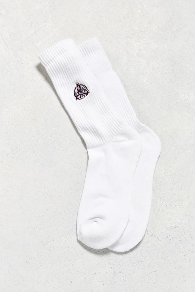 Embroidered All Seeing Eye Sport Sock | Urban Outfitters