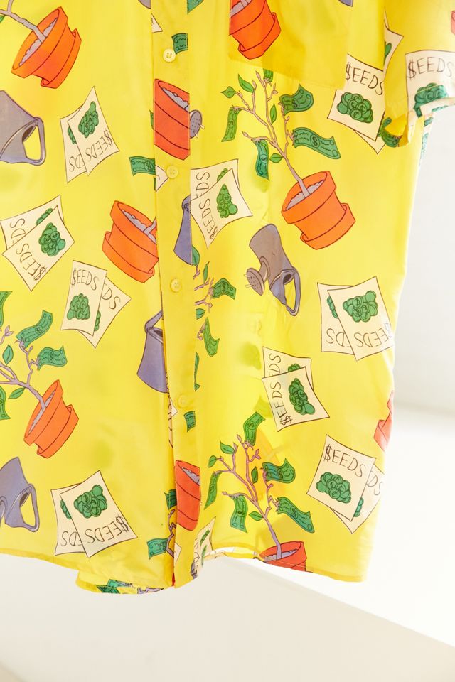 Vintage ‘80s Money Tree Short Sleeve Button-Down Shirt | Urban Outfitters