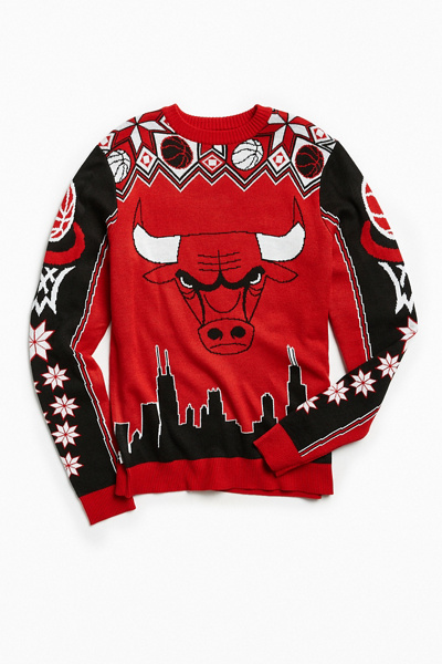 Chicago Bulls Intarsia Sweater | Urban Outfitters