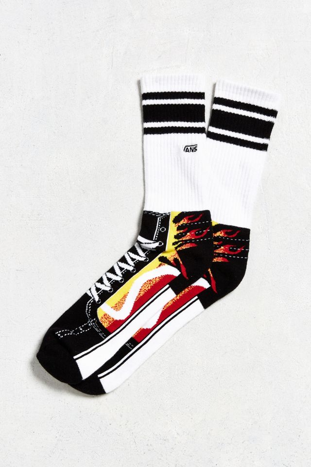 Vans Flame Sk8-Hi Crew Sock | Urban Outfitters