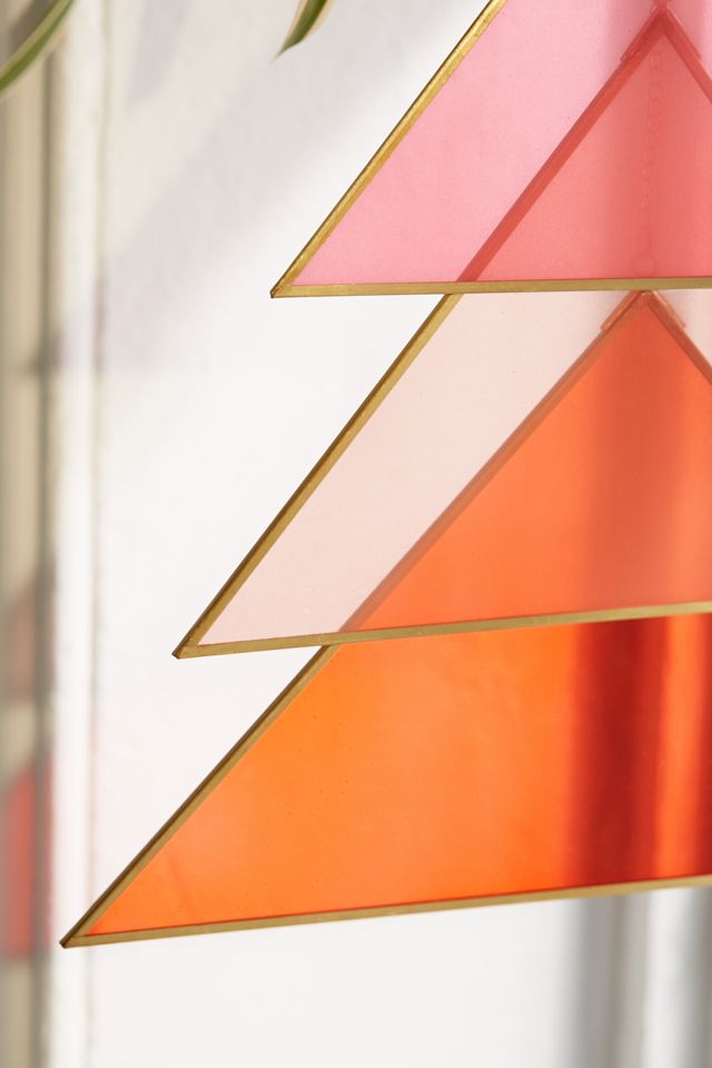 Triangle Glass Wall Hanging | Urban Outfitters
