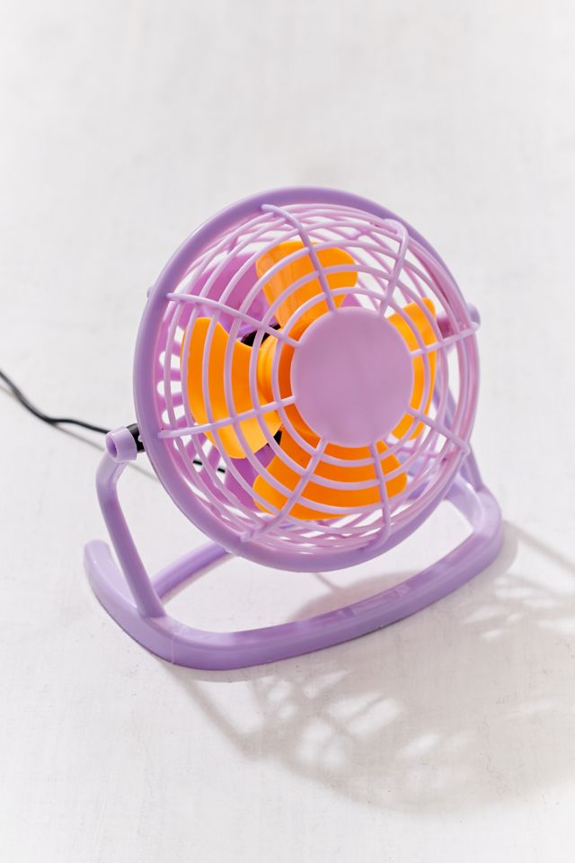 Colorblock USB Desktop Fan | Urban Outfitters