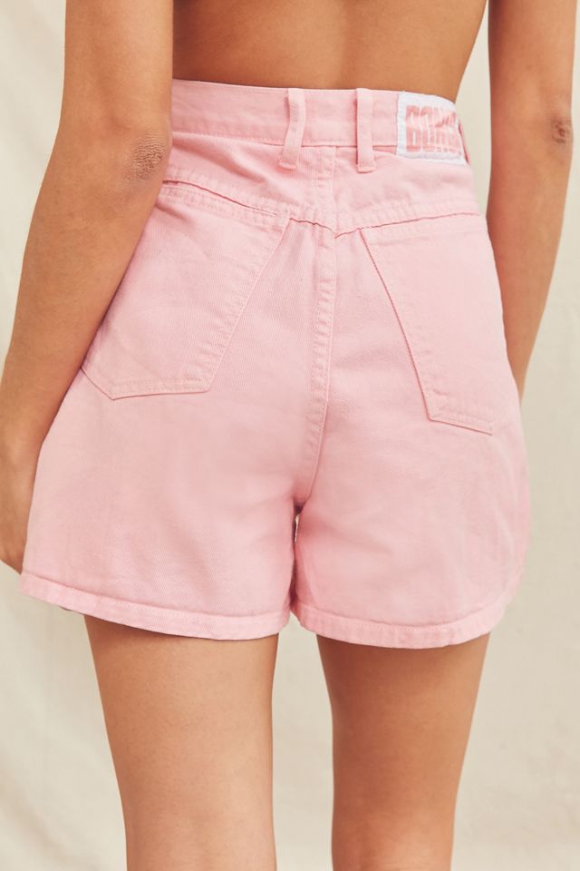 Vintage Bongo ‘90s Pale Pink Button Front Short | Urban Outfitters Canada