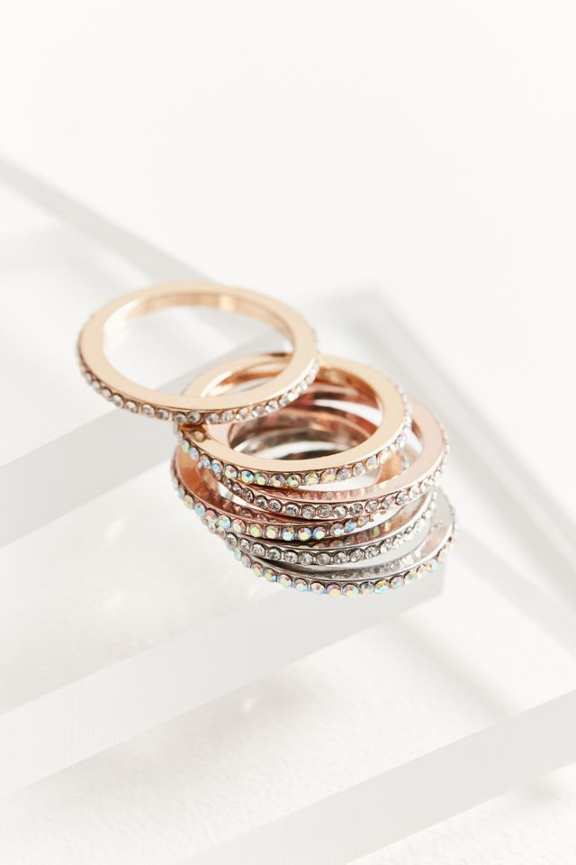 Rhinestone Ring Set | Urban Outfitters