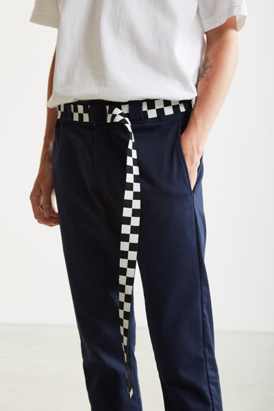 UO Checkered Extra Long Web Belt | Urban Outfitters
